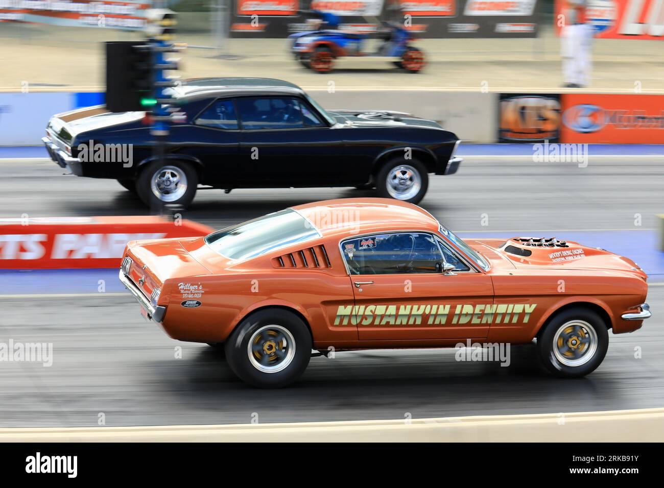 Hot rod cars drag racing Stock Photo - Alamy