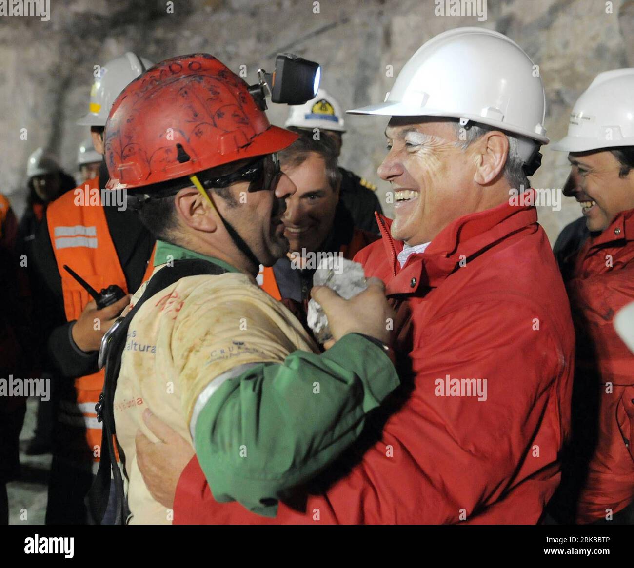Chilean miners rescue hi-res stock photography and images - Alamy