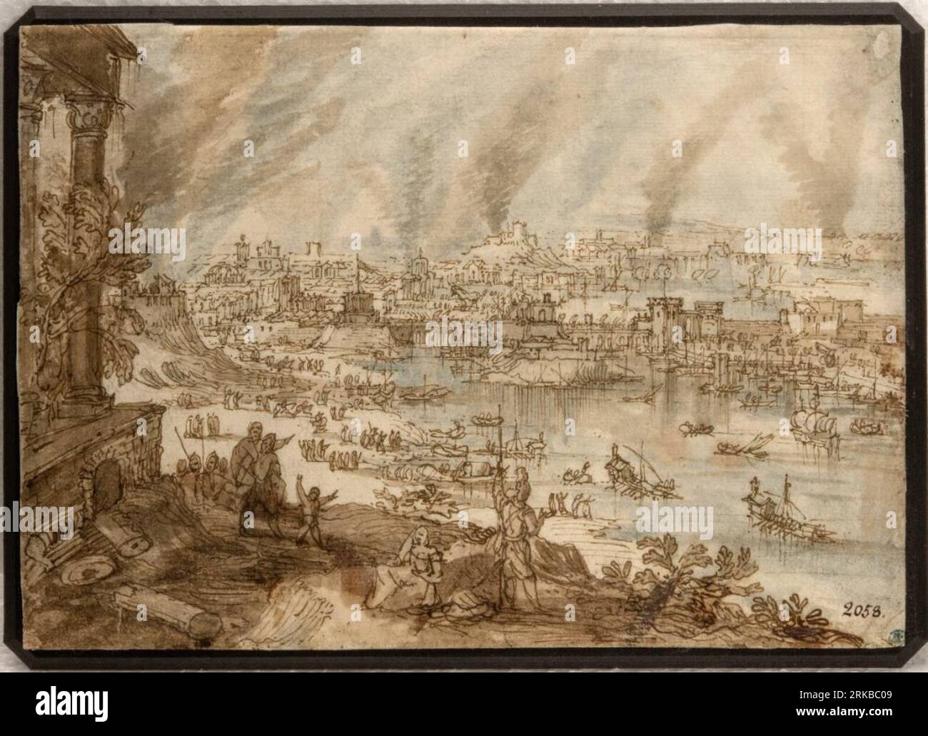 Troy burning hi-res stock photography and images - Alamy