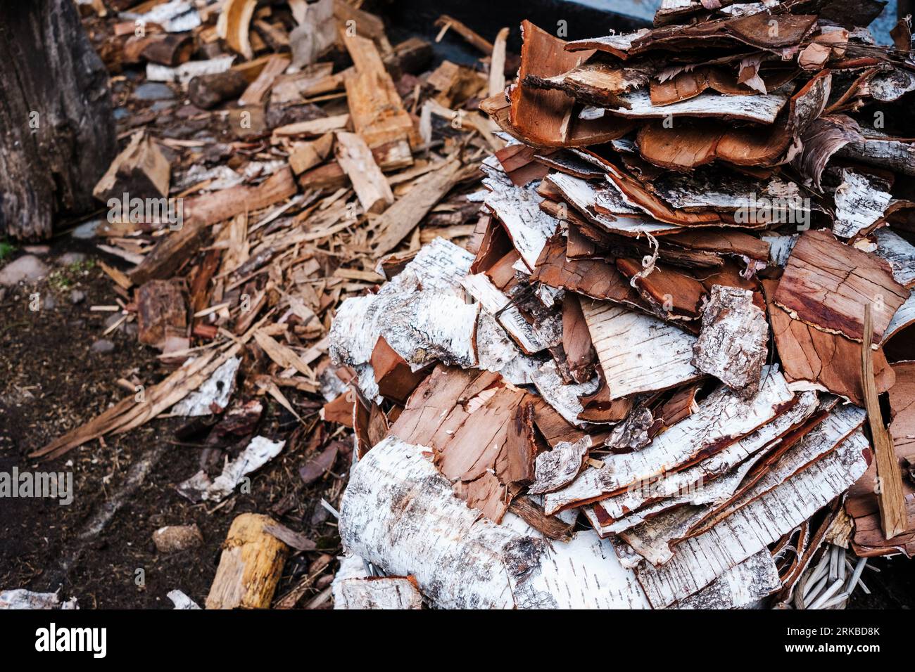 Wooden fallen debris hi-res stock photography and images - Alamy