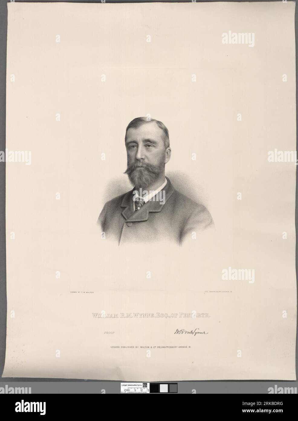 William R. M. Wynne, Esq., of Peniarth circa 1880 by Charles William ...
