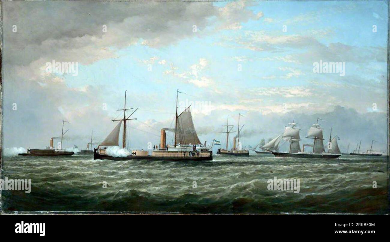 Fleet of Vessels of War, Argentinian Navy between circa 1874 and circa ...