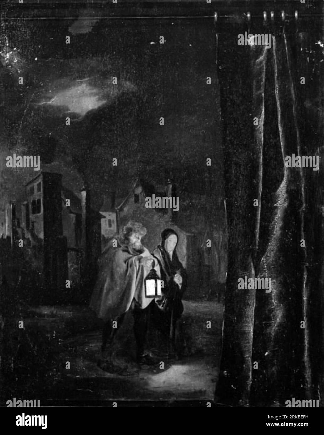 Moonlit square hi-res stock photography and images - Alamy