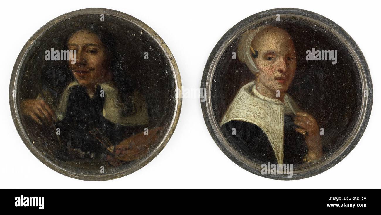 Self-portrait between 1650 and 1713 by Johann Philipp Lemke Stock Photo ...