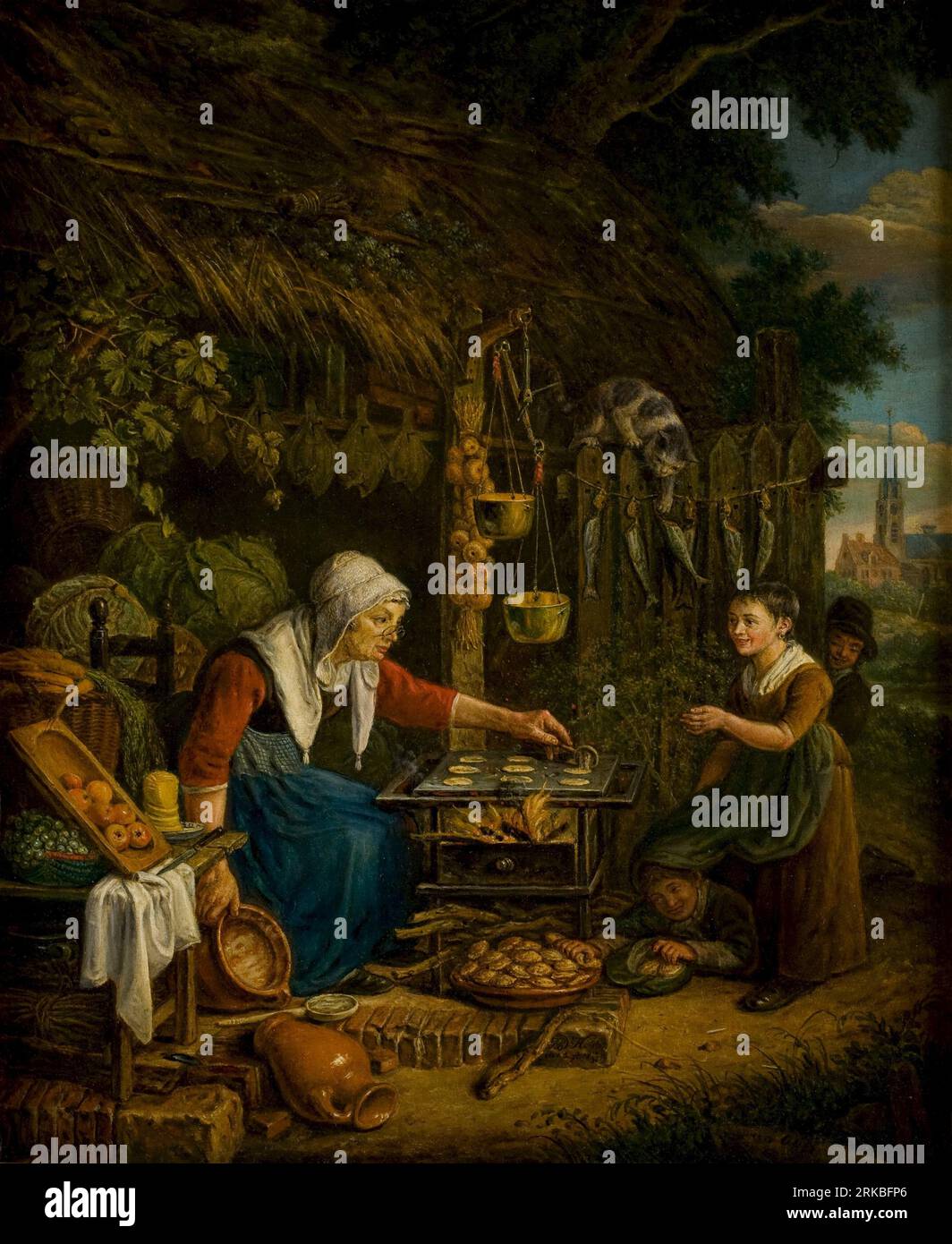 Het bedrog 1819 by Johannes Petrus van Horstok Stock Photo - Alamy