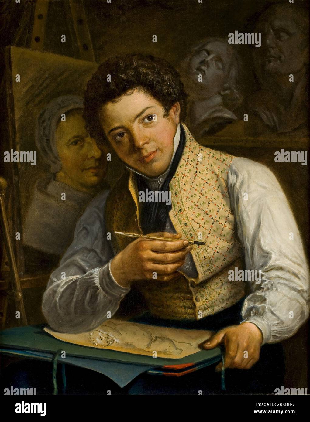 G. Valette de Knoop 1824 by Johannes Petrus van Horstok Stock Photo - Alamy