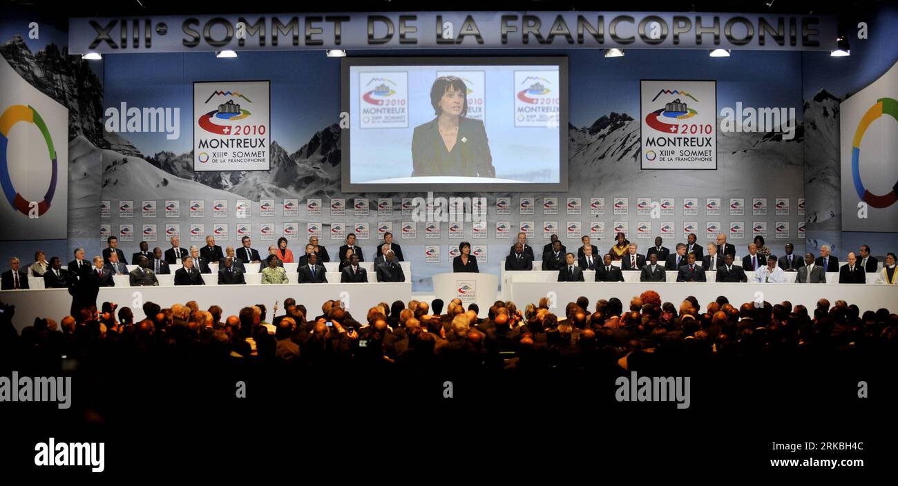 International organization of the francophonie hi-res stock photography ...