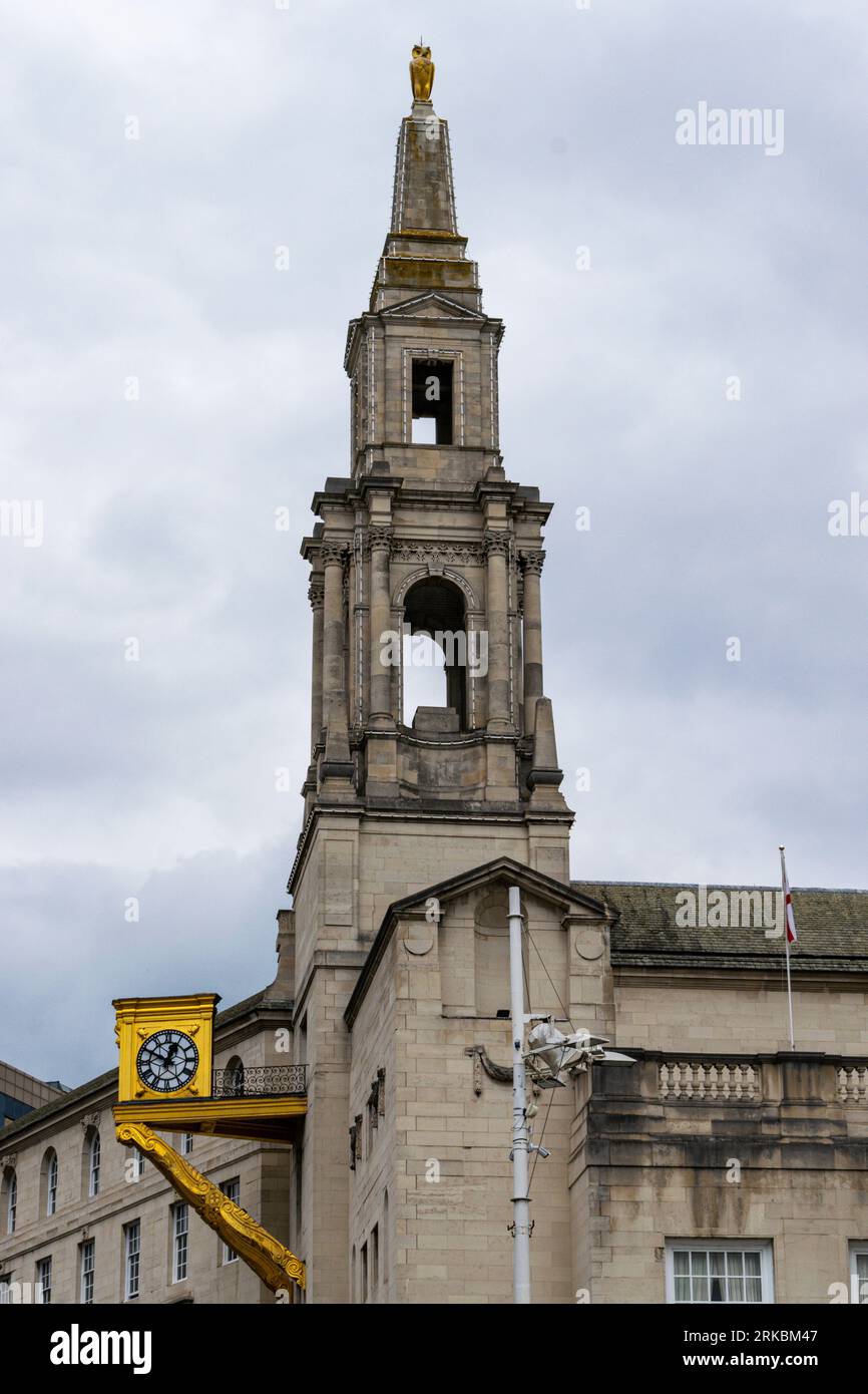 Leeds city council building, Leeds, Yorkshire, United Kingdom Stock ...