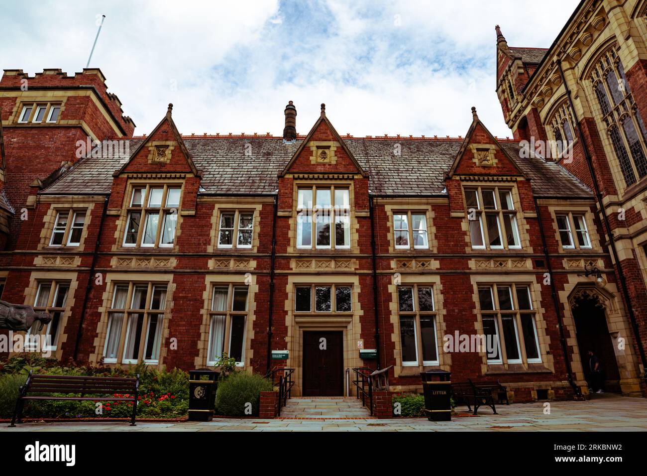 The Great Hall, University of Leeds, Yorkshire, United Kingdom Stock ...