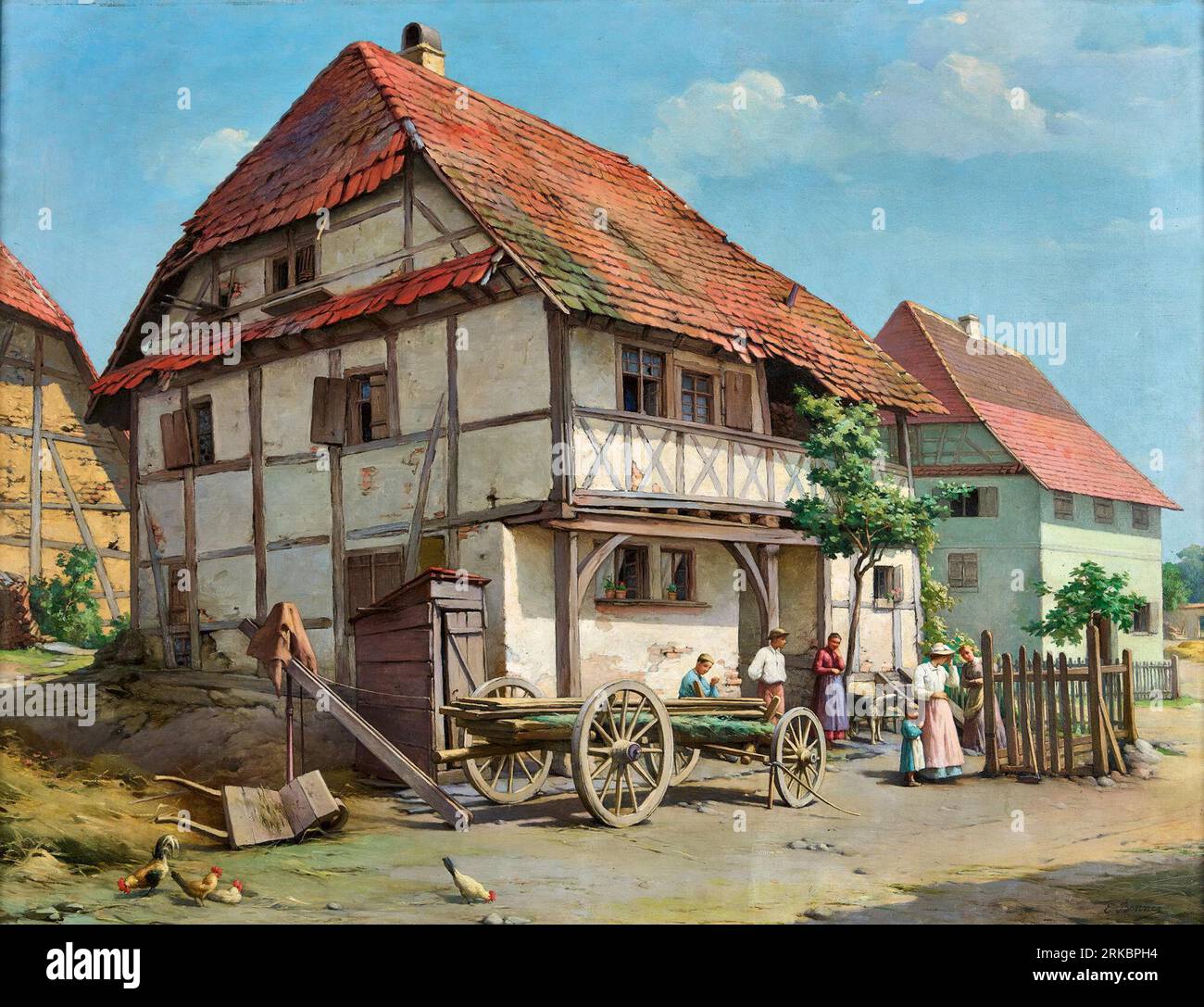 Lively oil painting hi-res stock photography and images - Alamy