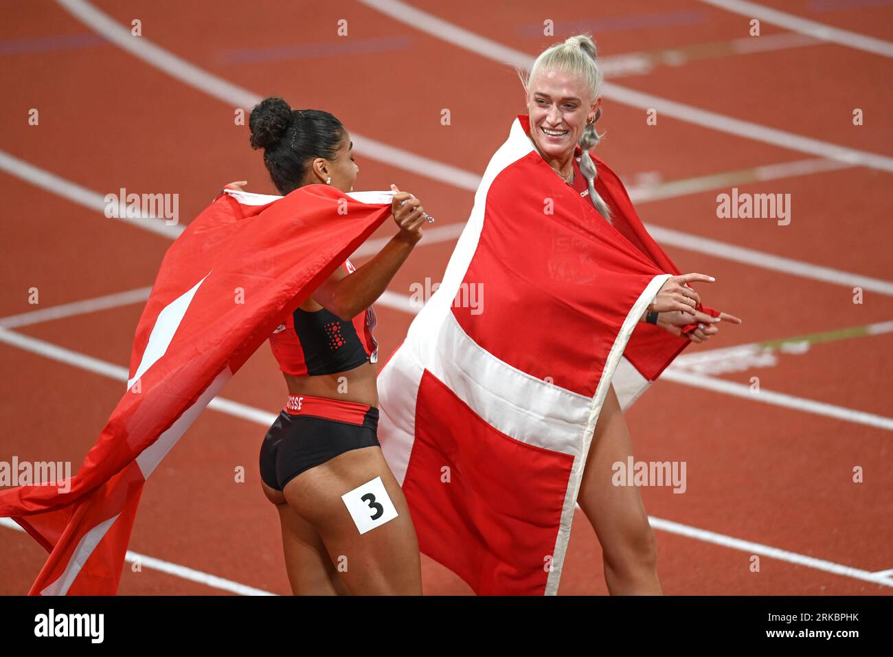 Mujinga Kambundji (Switzerland Gold Medal), Ida Karstoft (Denmark ...