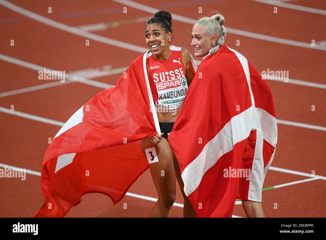 Mujinga Kambundji (Switzerland Gold Medal), Ida Karstoft (Denmark ...