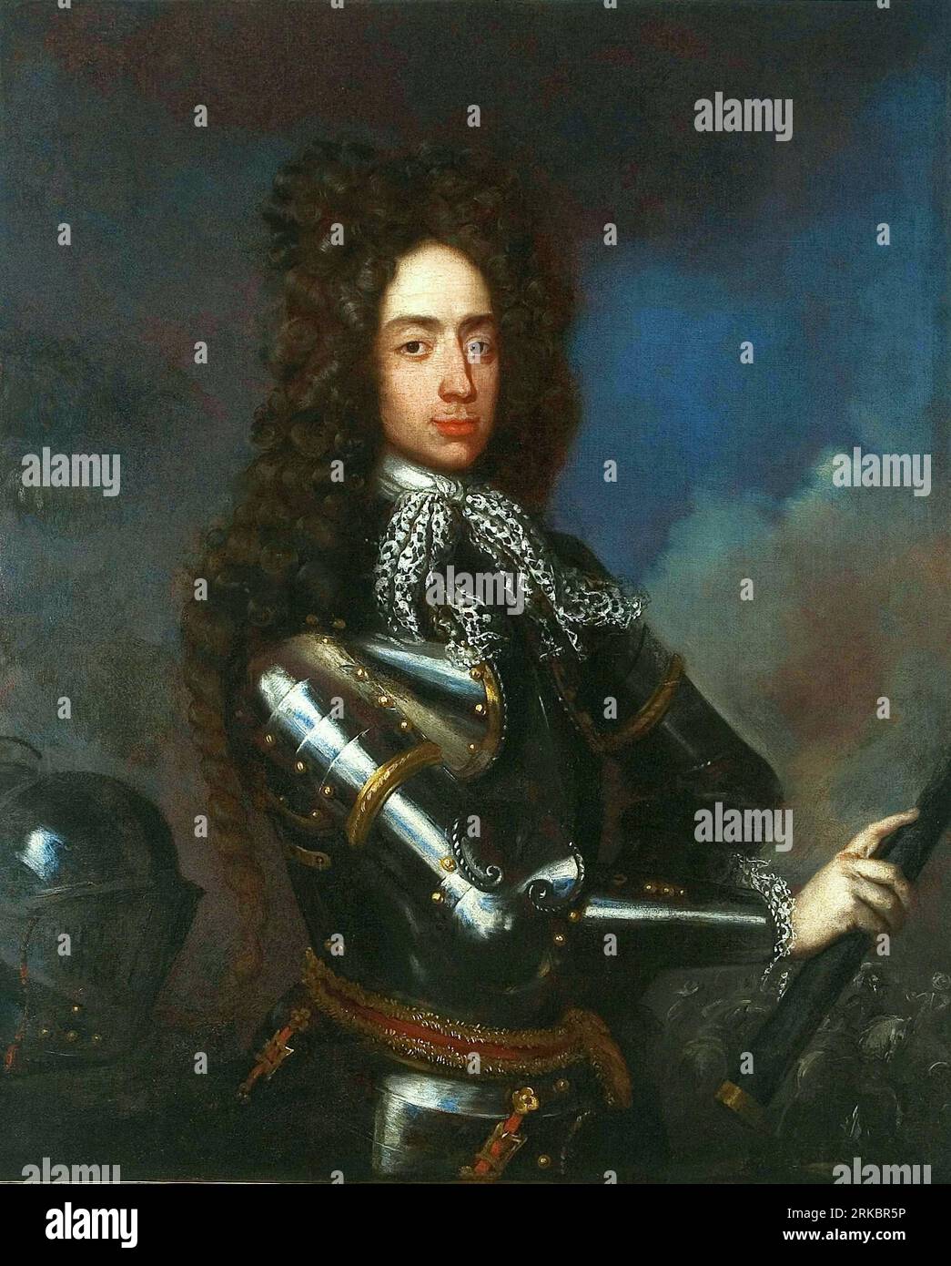 Portrait of Jakub Ludwik Sobieski. 1690s by Henri Gascar Stock Photo ...