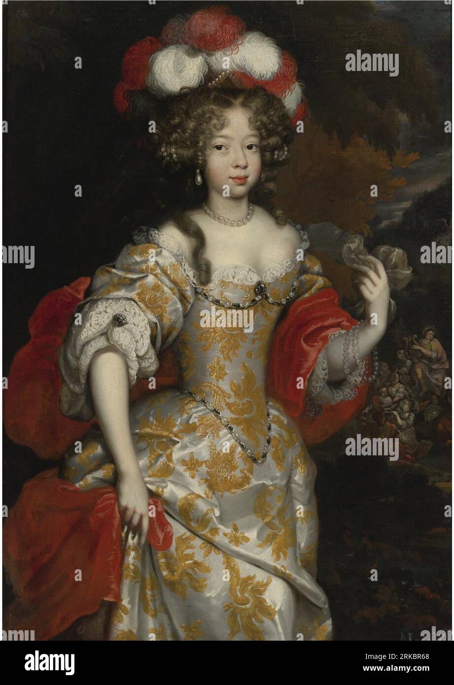 Portrait of Hortense Mancini circa 1665 by Henri Gascar Stock Photo - Alamy