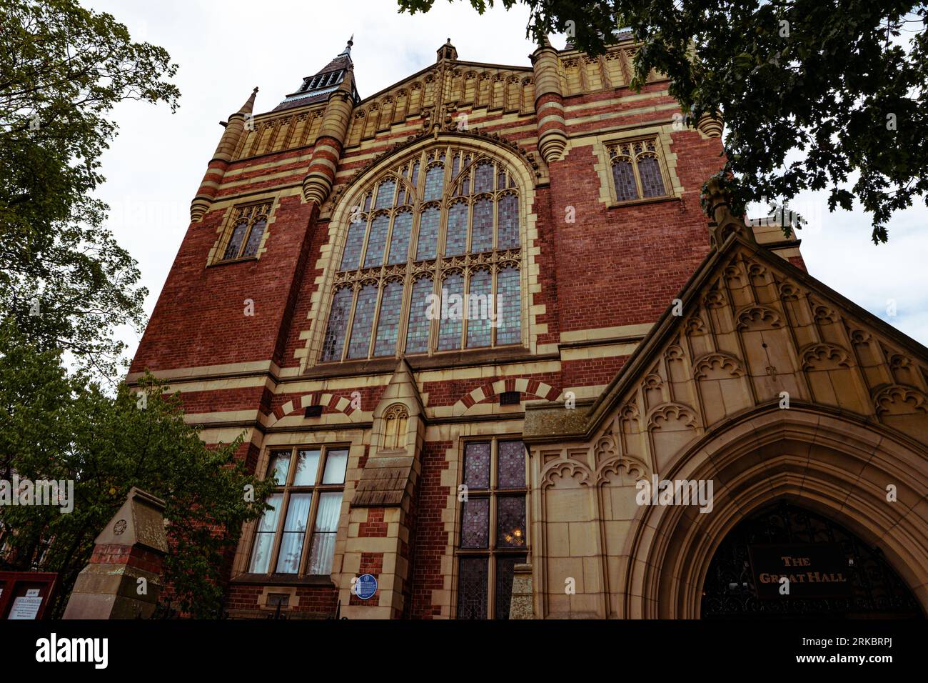The Great Hall, University of Leeds, Yorkshire, United Kingdom Stock ...