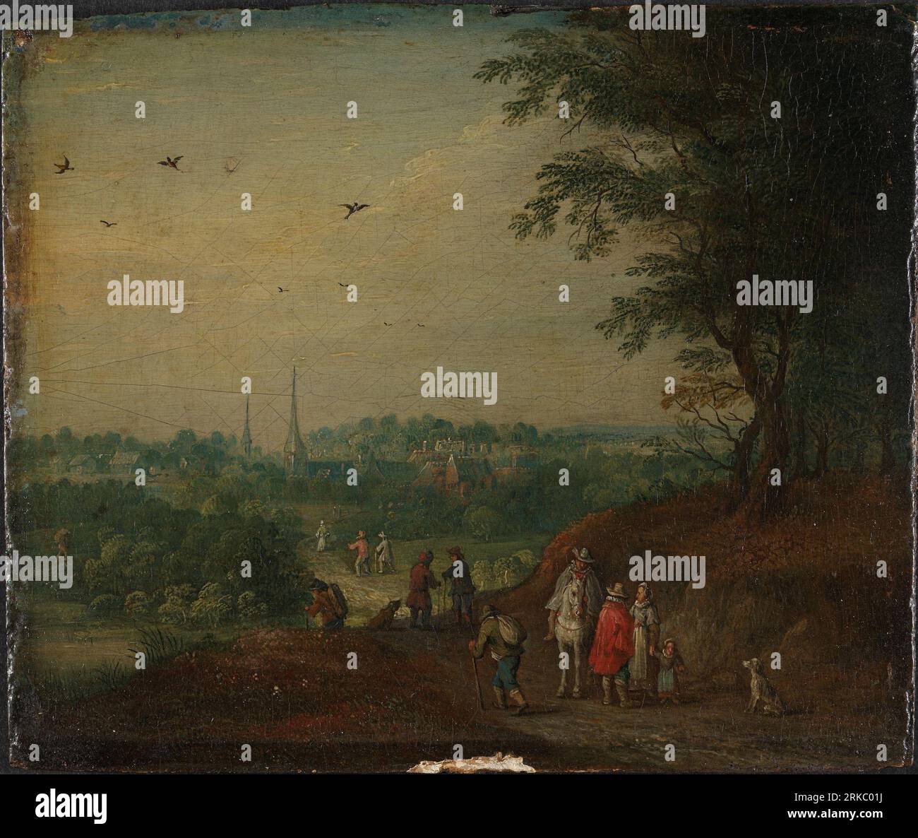Summerlandscape between 1640 and 1690 by Peeter Gijsels Stock Photo - Alamy