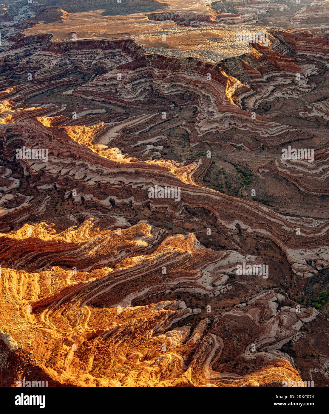 Maze Canyons, Canyonlands National Park, Utah Green River, Maze ...