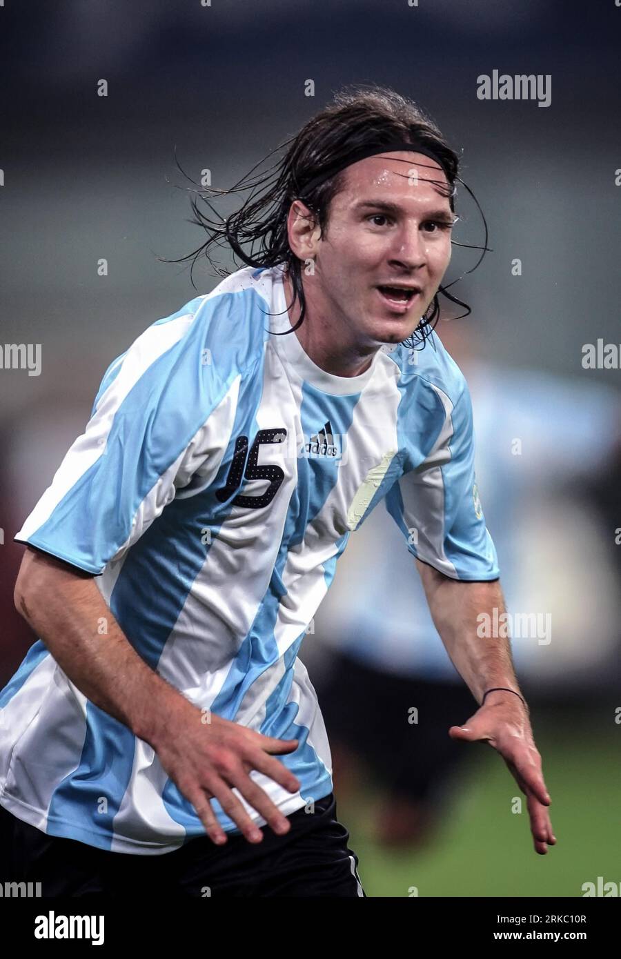 Lionel messi argentina 2008 hi-res stock photography and images - Alamy
