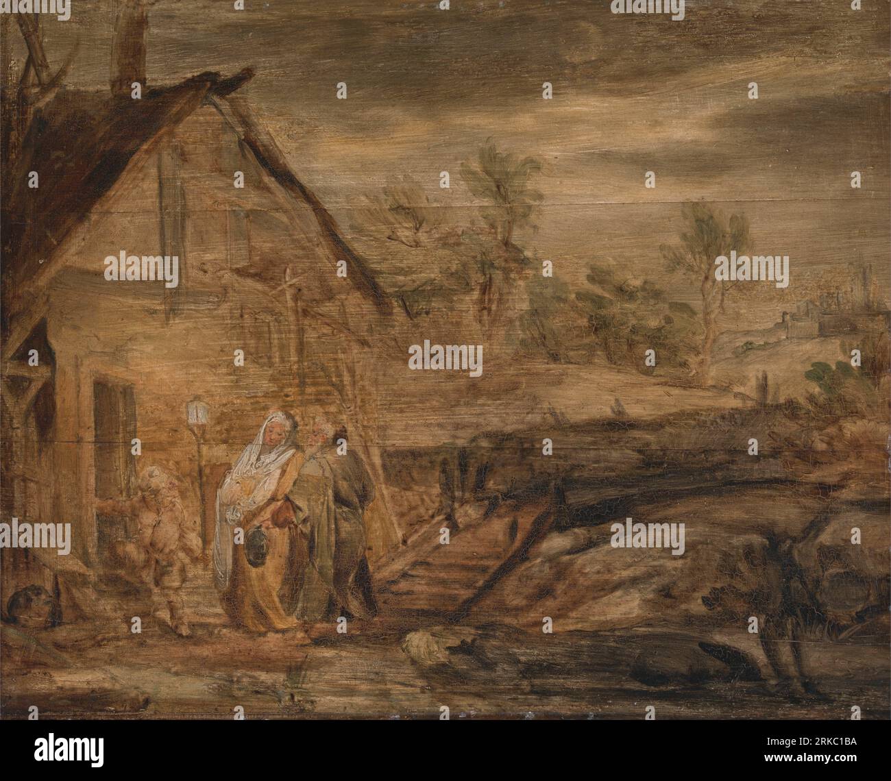 Mary and Joseph Outside the Inn between 1763 and 1768 by John Runciman ...