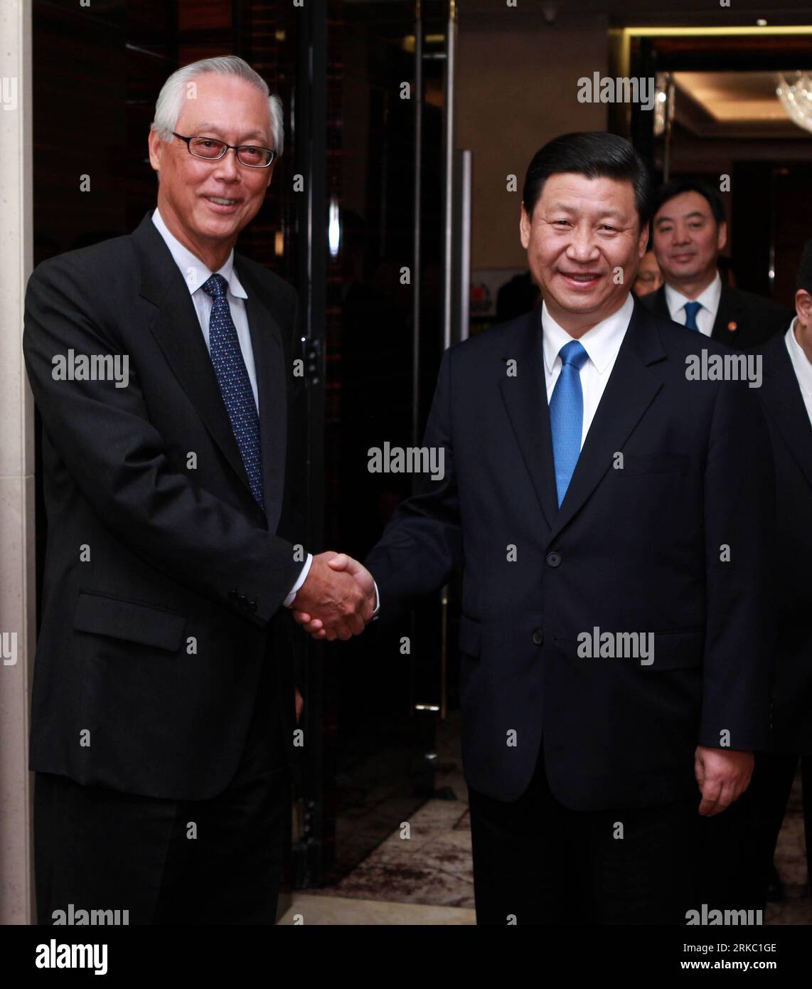 Singapore senior minister chok tong hi-res stock photography and images ...