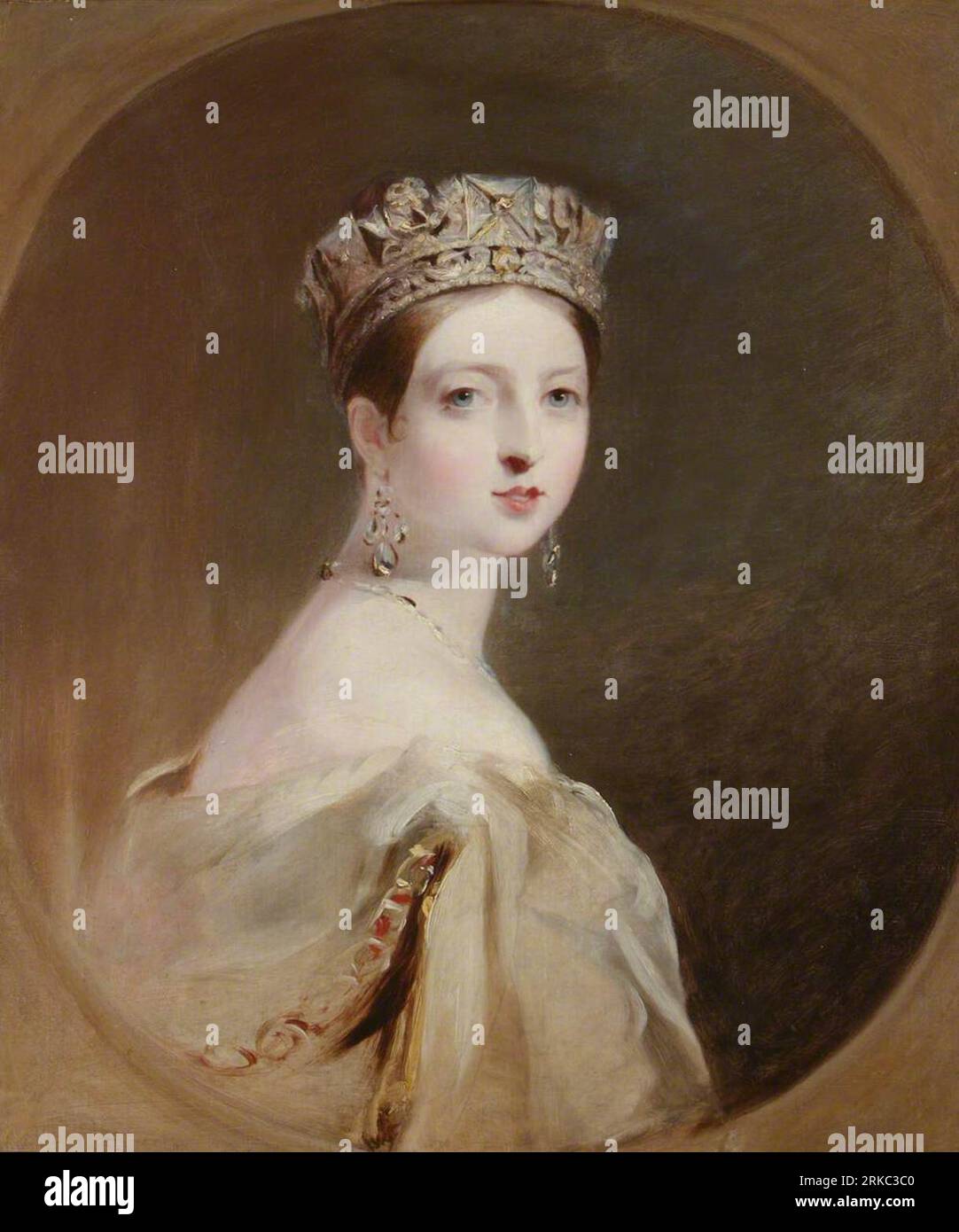 Queen Victoria (1819–1901) (after Thomas Sully) circa 1840 by Richard ...