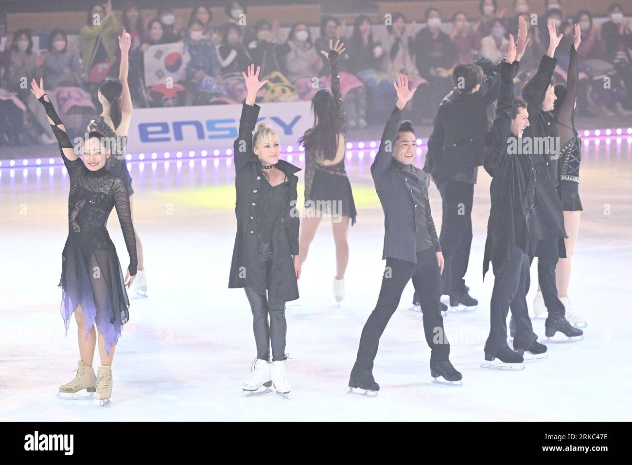 Shinyokohama Skate Center, Kanagawa, Japan. 24th Aug, 2023. (L-R) Miki ...