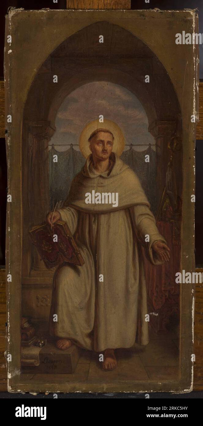 Sketch for “Wincenty Kadłubek” 1845 by Aleksander Lesser Stock Photo ...