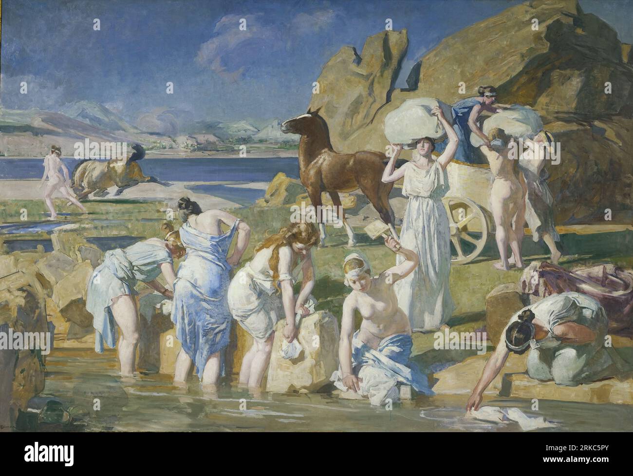 Nausicaa 1915 by Lucien Simon Stock Photo - Alamy