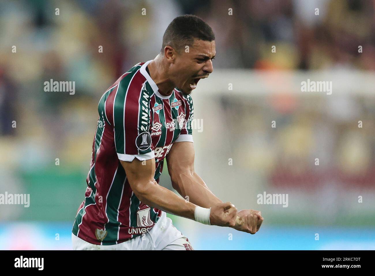 Rio de Janeiro, Brazil. 24th Aug, 2023. Andre Trindade of Fluminense ...