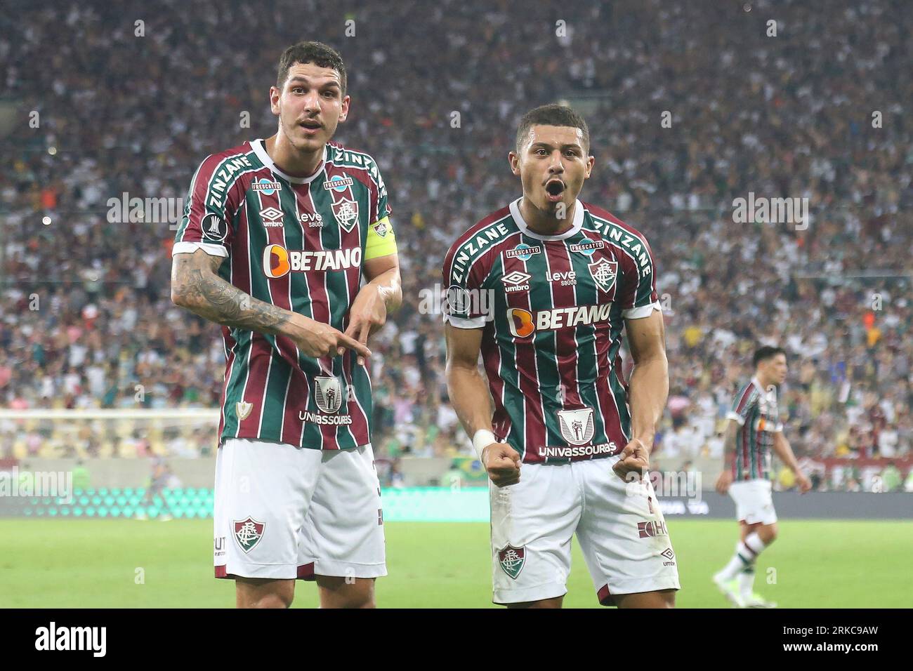 Rio de Janeiro, Brazil. 24th Aug, 2023. Andre Trindade of Fluminense ...