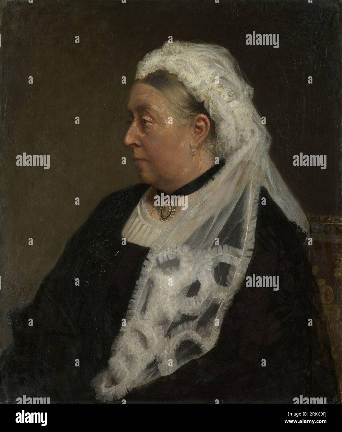 Queen Victoria (1819-1901) 1883 by Carl Rudolph Sohn Stock Photo - Alamy