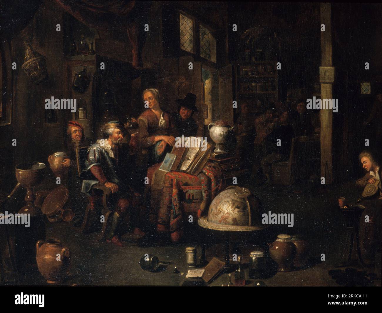 The Alchemist in His Workshop between 1700 and 1715 by Balthasar van ...