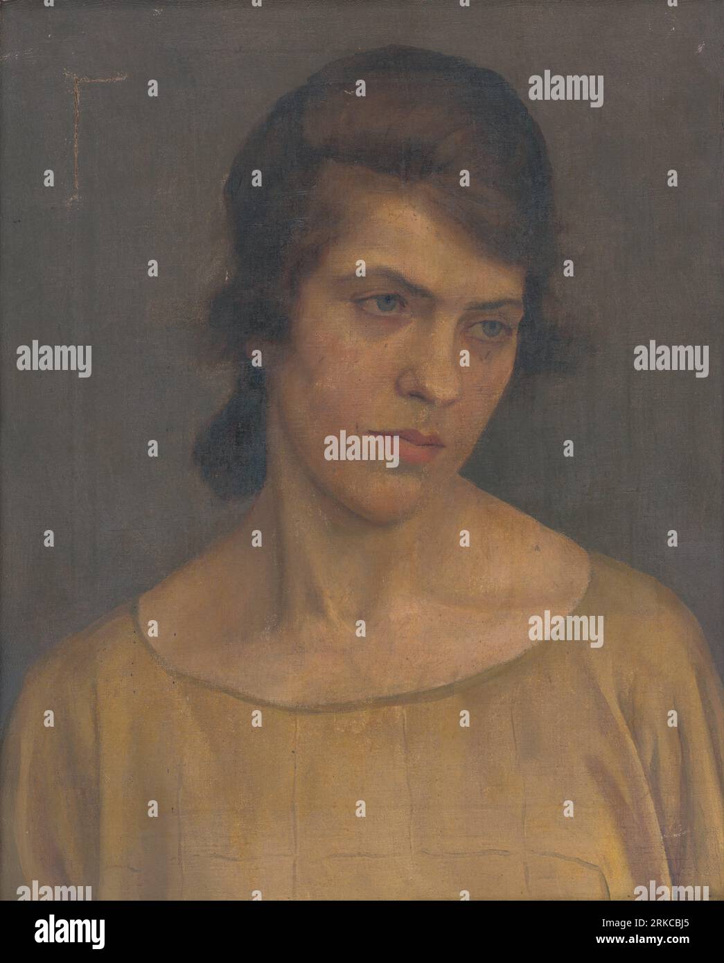 Portrait of a Woman 1922 by Ladislav Treskoň Stock Photo - Alamy