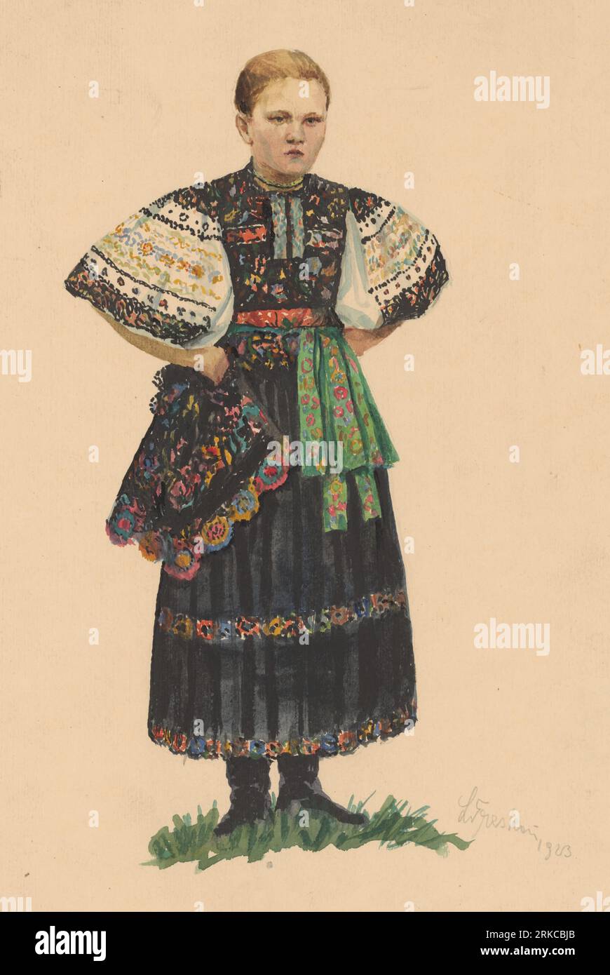 Dora Konôpka from Očová by Ladislav Treskoň Stock Photo - Alamy