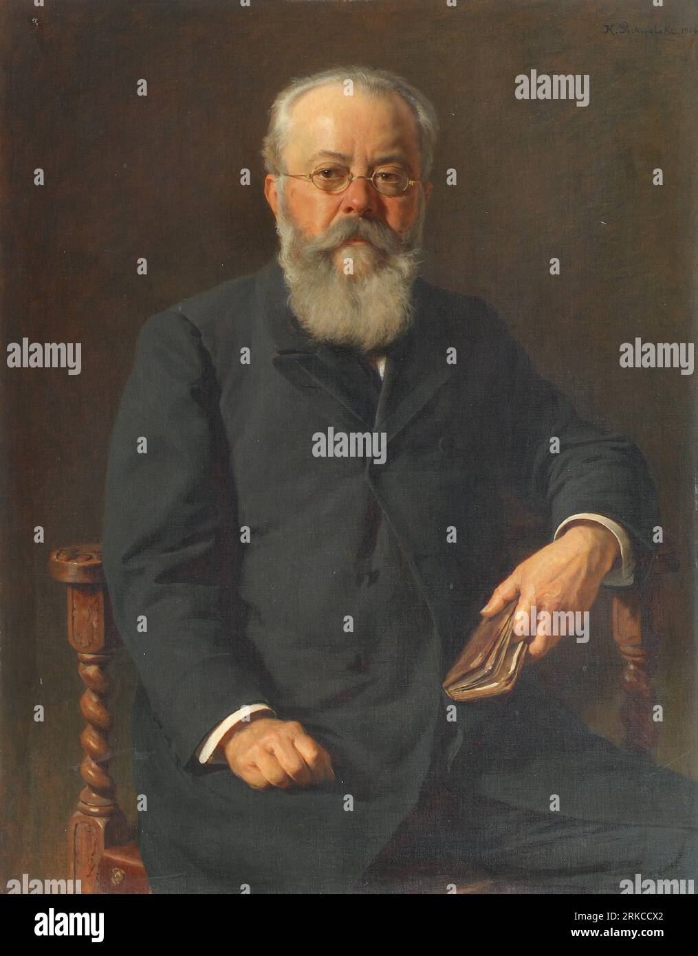 Dr. Wilhelm Ritter von Hartel 1906 by Kazimierz Pochwalski Stock Photo ...