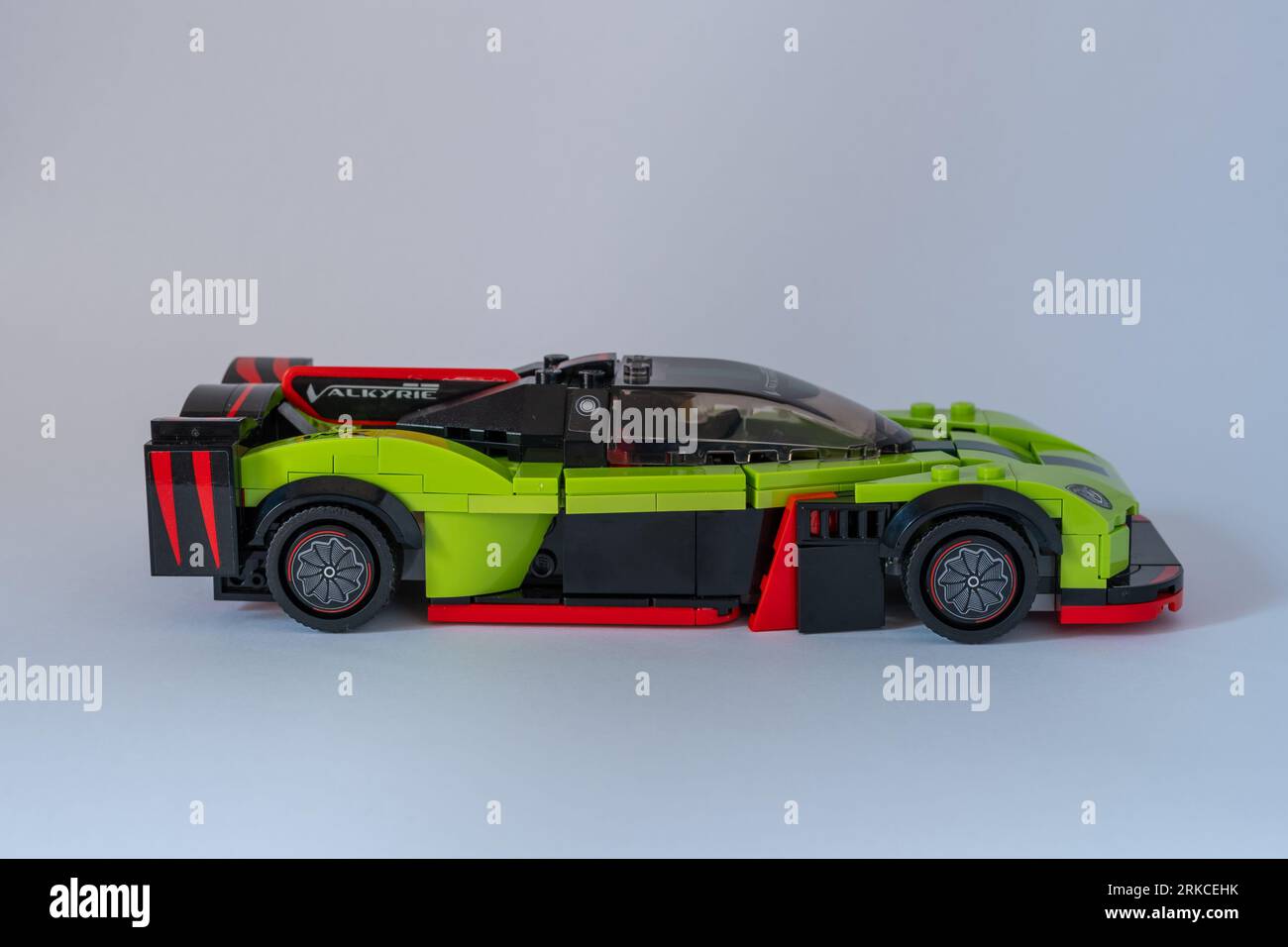 Doha, Qatar - August 24, 2023: LEGO Speed Champions Aston Martin ...