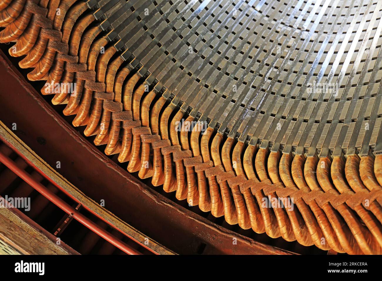 Large explosion-proof motor coil Stock Photo - Alamy