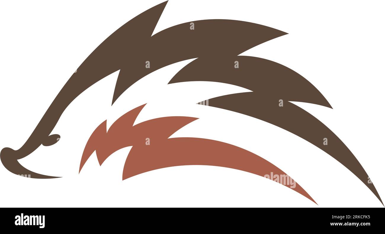 Hedgehog logo icon design illustration Stock Vector Image & Art - Alamy
