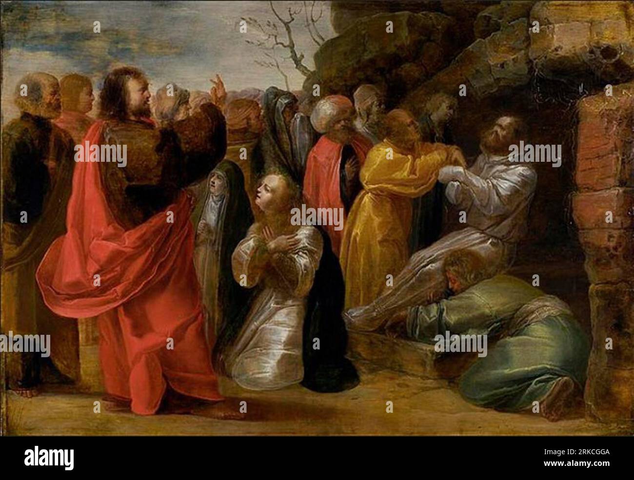 The Raising of Lazarus between circa 1631 and circa 1651 by Jan van de ...