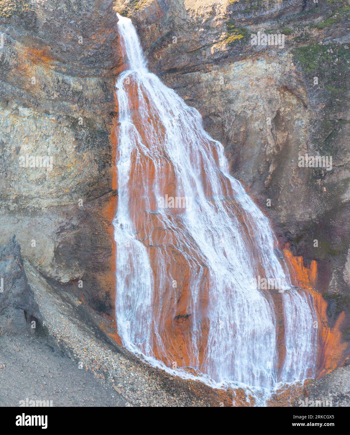 Red waterfall hi-res stock photography and images - Alamy