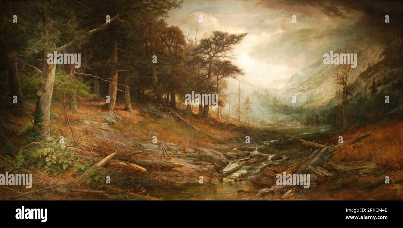 Smoky Range, Allegheny Mountains 1895 by Christopher Shearer Stock ...