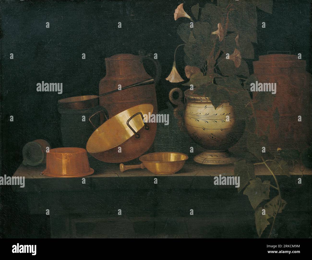 Still life with copper dishes between 1650 and 1702 by Joannes de ...