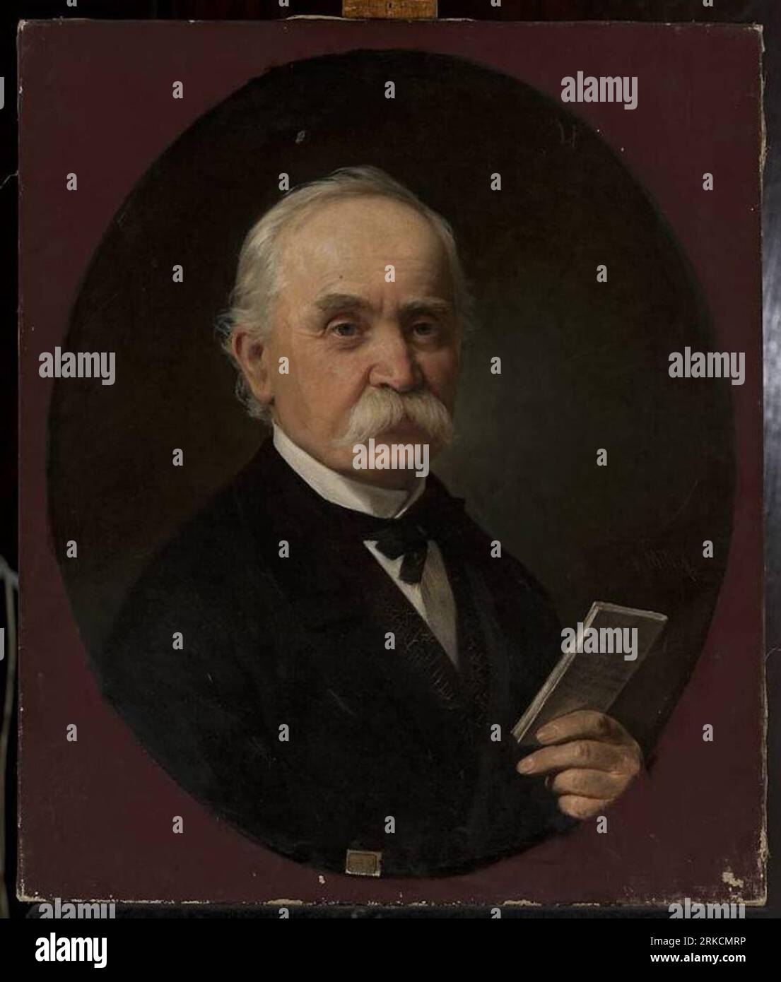 Portrait of Alfred Schouppé, painter between circa 1875 and circa 1890 ...