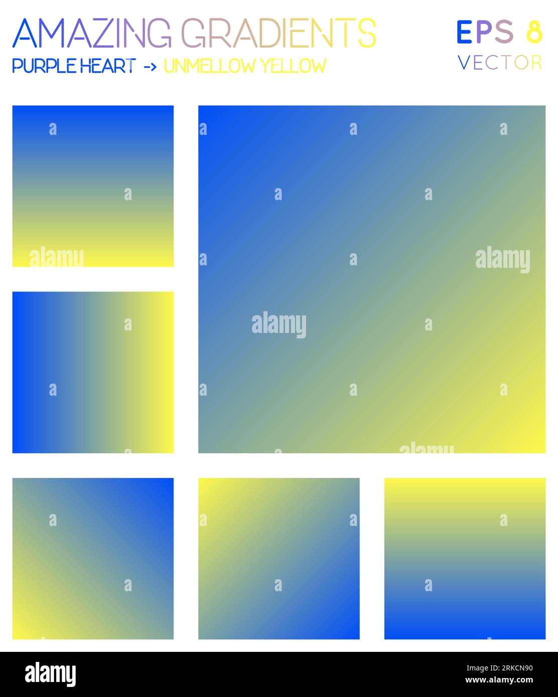 Colorful gradients in purple heart, laser lemon color tones. Admirable ...