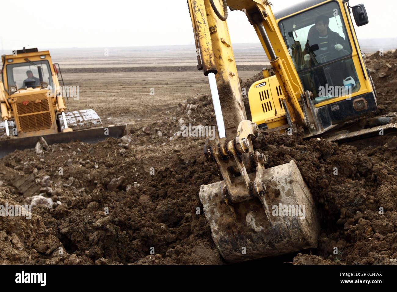 Bagger landwirtschaft hi-res stock photography and images - Alamy
