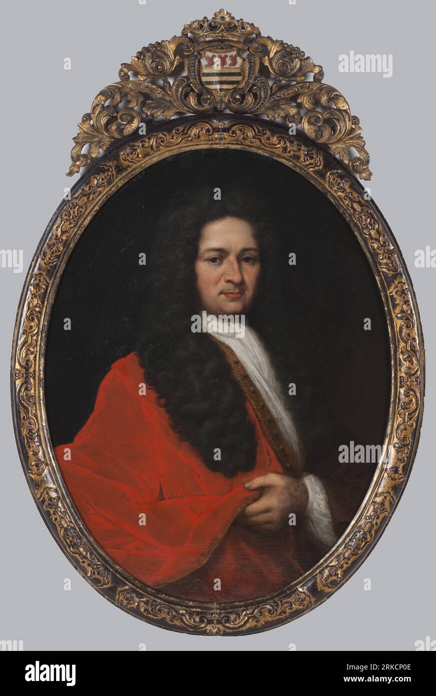 Portrait of Constantijn van Baerle (1636-1701) 1695 by Johannes ...
