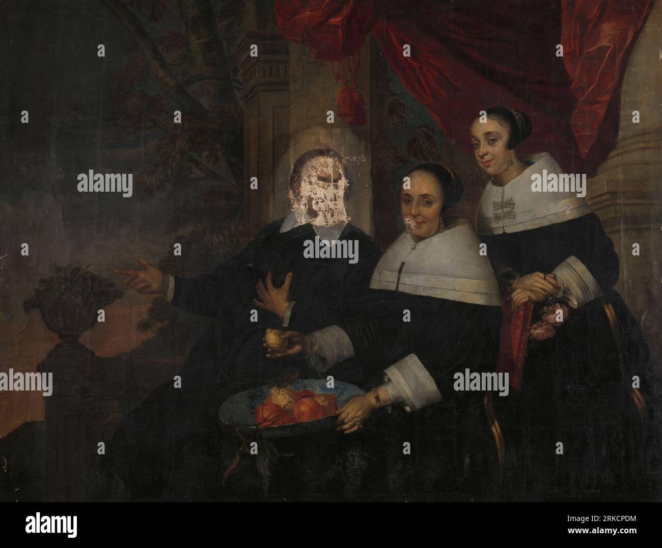 Family portrait between 1650 and 1659 by Jacob van der Merck Stock ...