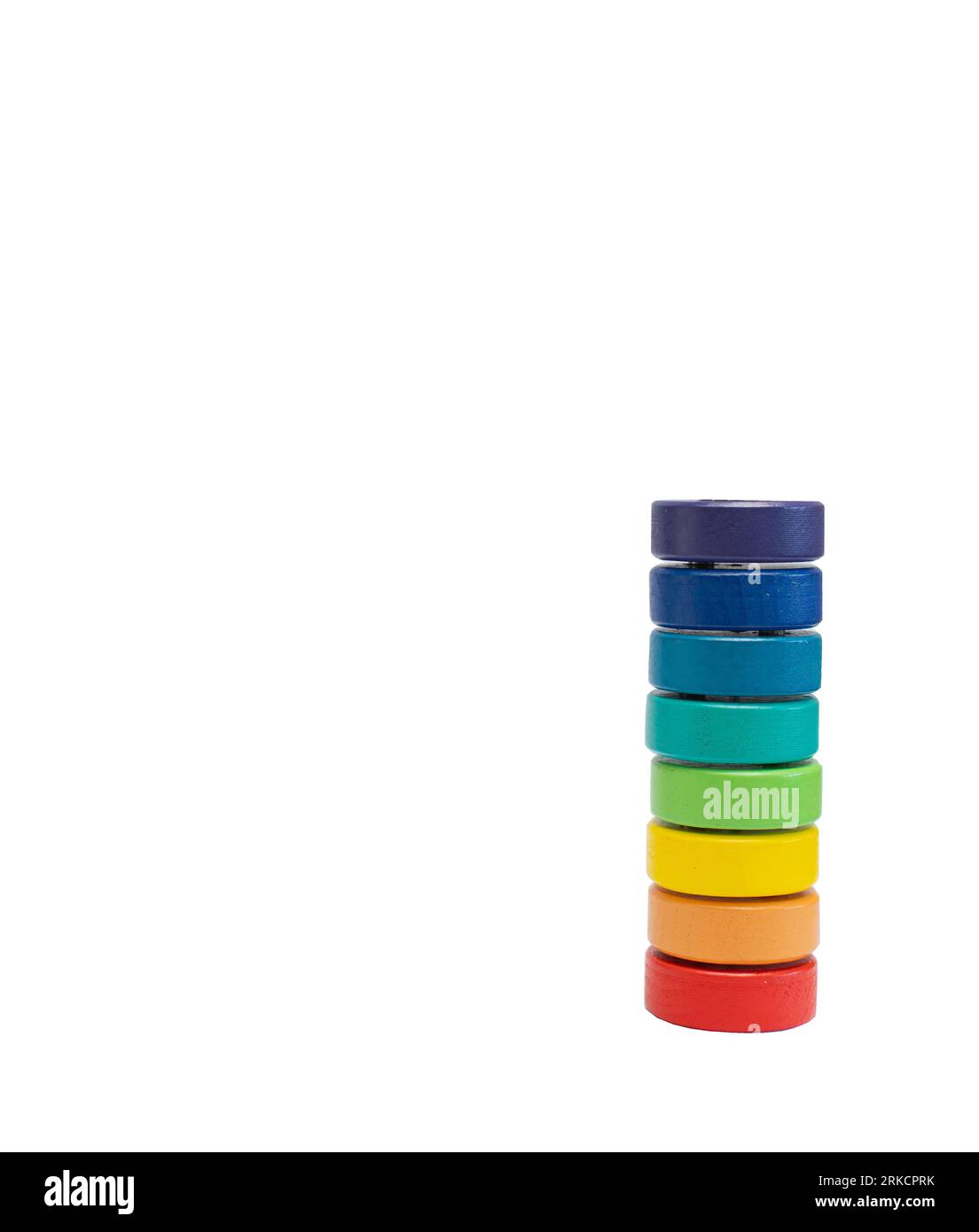 Colorful Circle Educational Toys for Children flat cartoon style Stock ...