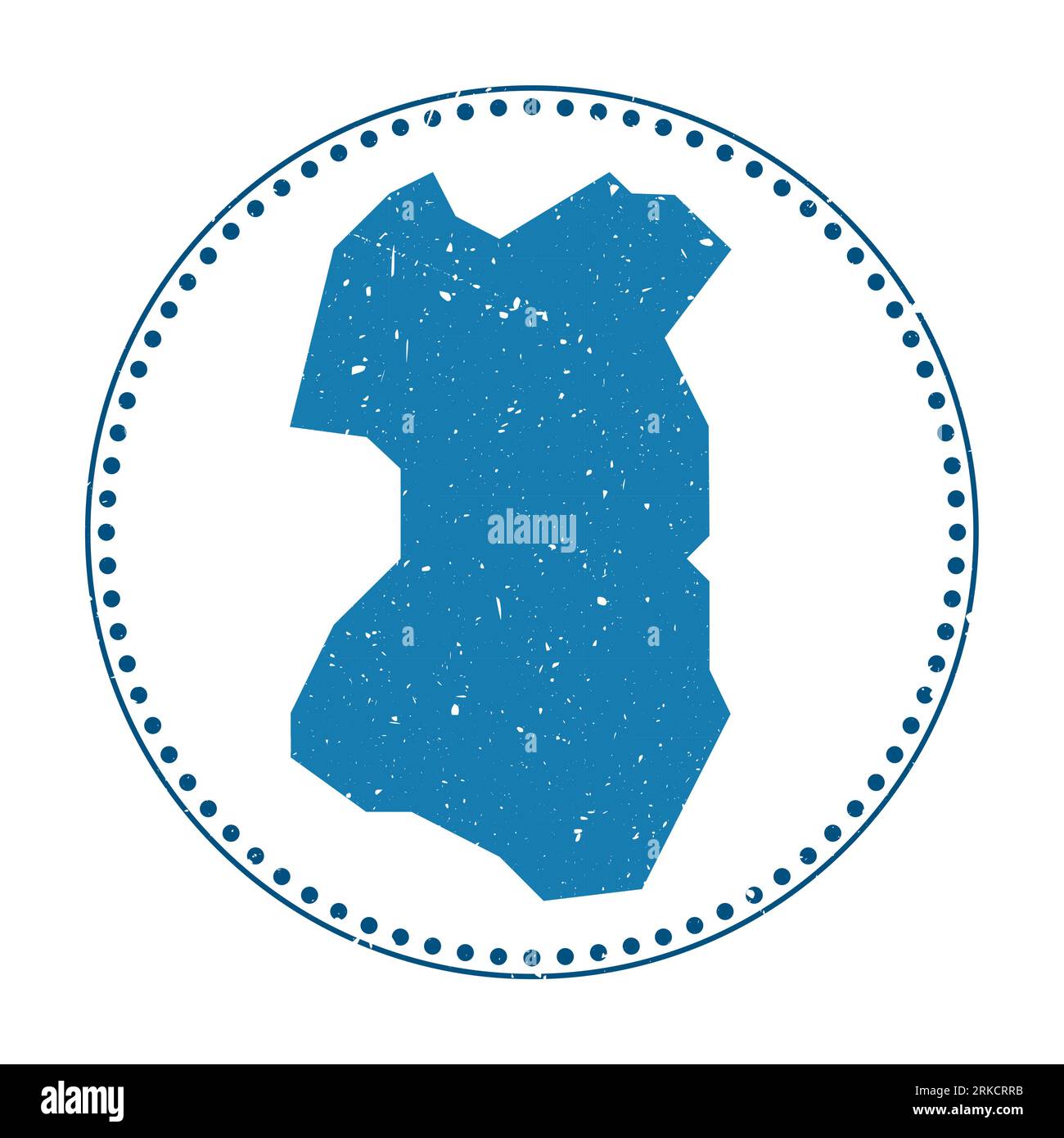 Tenggol Island sticker. Travel rubber stamp with map shape, vector ...