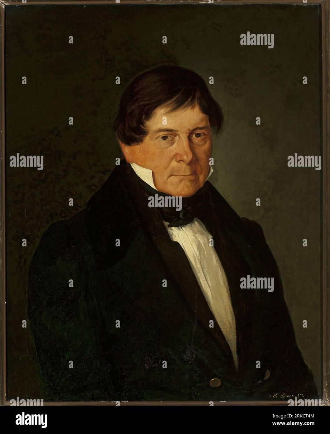 Portrait of Ksawery Dybowski 1834 by Feliks Pęczarski Stock Photo - Alamy